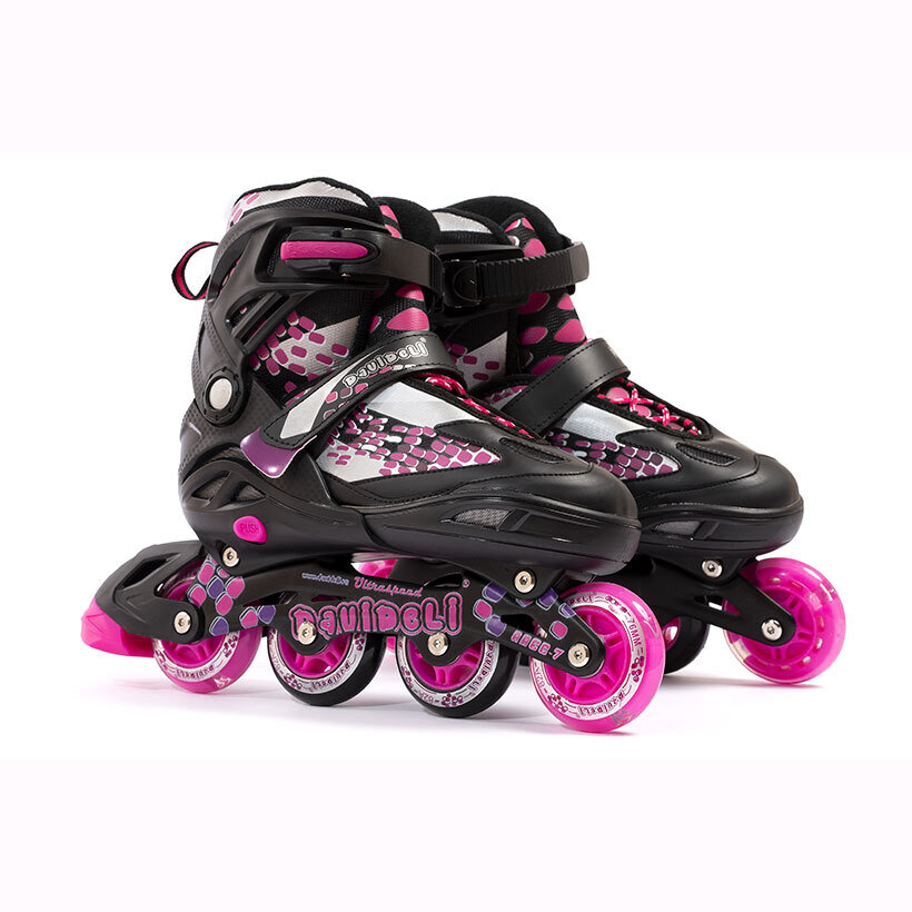 Roleri DaViDeLi ROLLY PRO black-pink